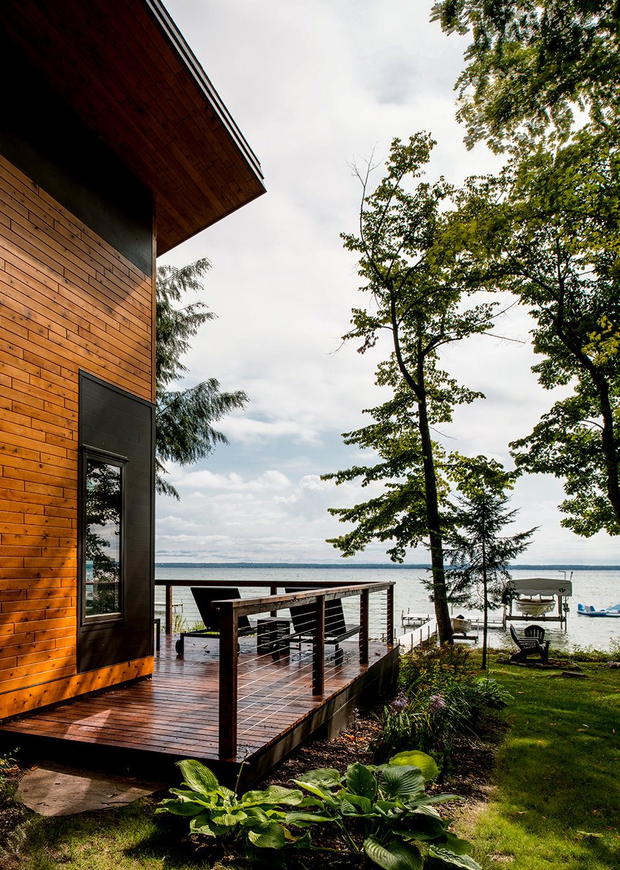The New Lakeside Log Cabin - Town + Country Cedar Homes